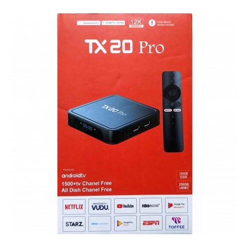 TX20 Pro 12K Android 16GB/256GB Ultra HD voice control Smart TV Box ...